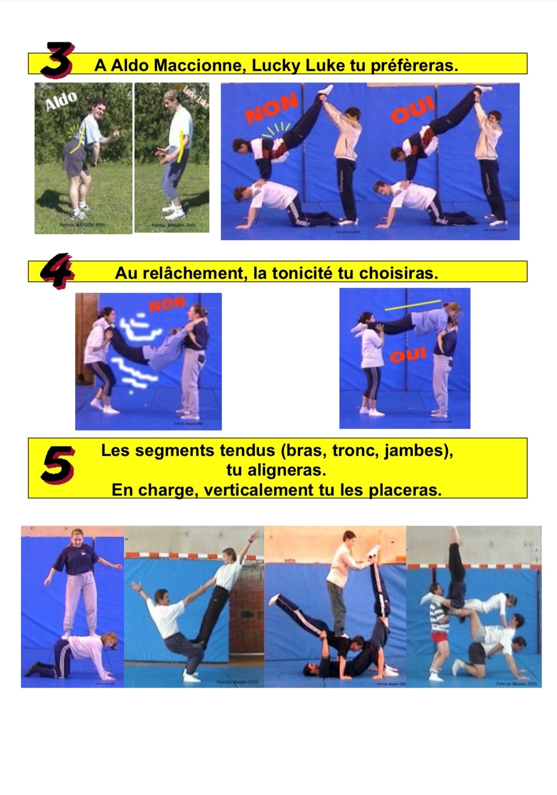 La sécurité en acrosport - Programme EPS
